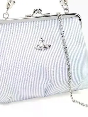 VIVIENNE WESTWOOD Granny Frame Striped Tote Bag