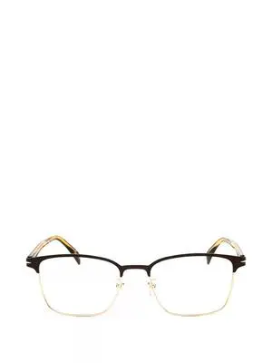 DB EYEWEAR BY DAVID BECKHAM Rectangle-frame Glasses - Brown