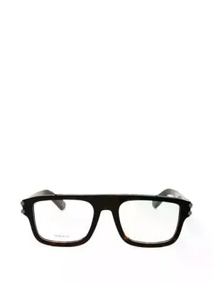 Philipp Plein Rectangle-frame Glasses - Brown