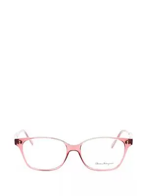 FERRAGAMO Square-frame Glasses - Pink