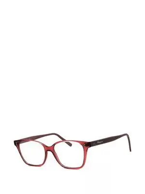 FERRAGAMO Square-frame Glasses - Pink