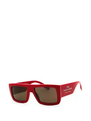 Marc Jacobs Rectangle-frame Sunglasses - Red