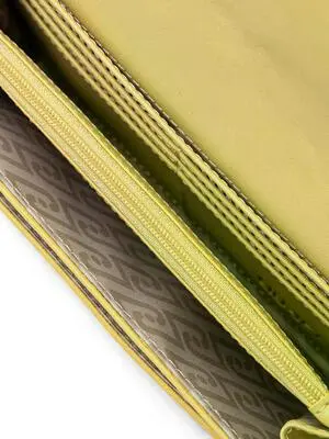 Liu Jo Mini Logo-embossed Chain Wallet - Yellow
