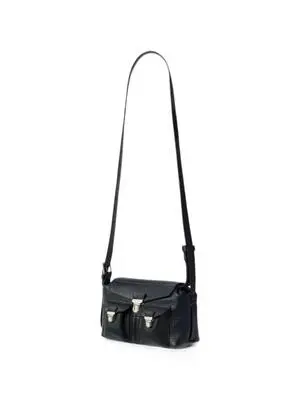 LEMAIRE Mini Soft Gear Bag In Bubble Lambskin - Black