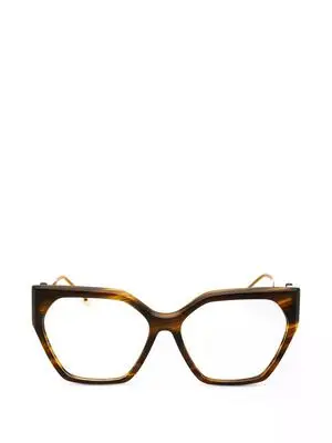 Philipp Plein Cat-eye Glasses - Brown
