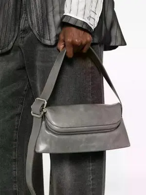 OSOI Folder Brot Leather Tote Bag - Grey