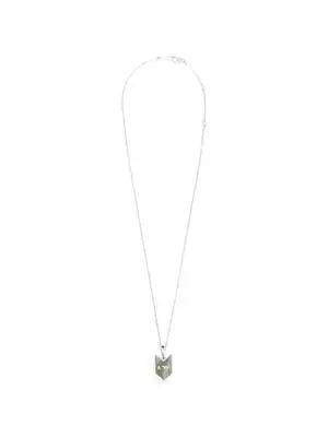 Maison Kitsuné X A. Society Fox-motif Pendant Necklace - Silver