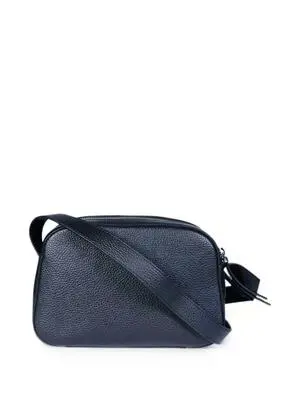 COCCINELLE Fern Pebbled-leather Shoulder Bag - Black