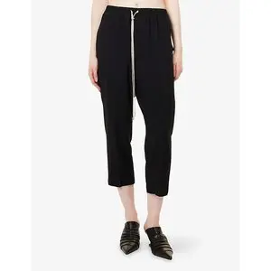 Rick Owens Astaires Cropped Cady-crepe Trousers
