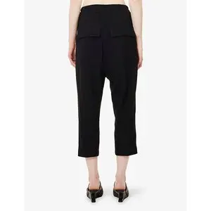 Rick Owens Astaires Cropped Cady-crepe Trousers