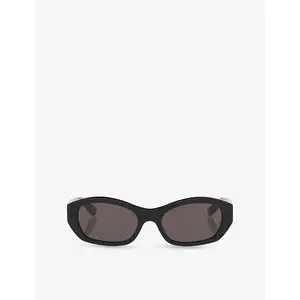 Balenciaga 6e000496 Oval-frame Acetate Sunglasses