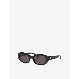 Balenciaga 6e000496 Oval-frame Acetate Sunglasses