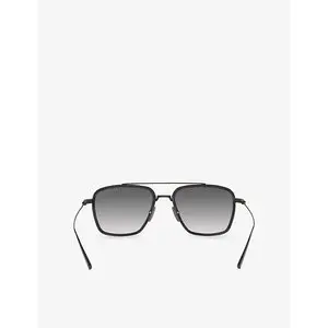 Dita D4000530 Square-frame Metal Sunglasses - Black