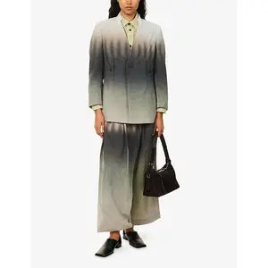 Issey Miyake June Plumage Single-breasted Woven Jacket