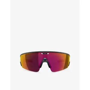 Oakley Ow8001 Rectangle Meta Ai Acetate Sunglasses - Black