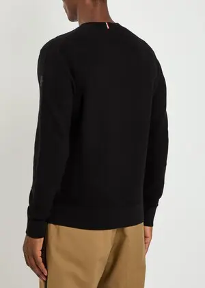 Moncler Logo-appliqué Cotton-knit Jumper
