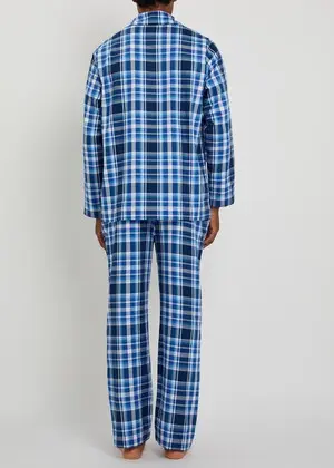 Polo Ralph Lauren Logo-embroidered Checked Cotton Pyjama Set