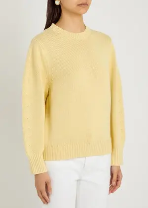 TOTEME Knitted Cotton-blend Jumper