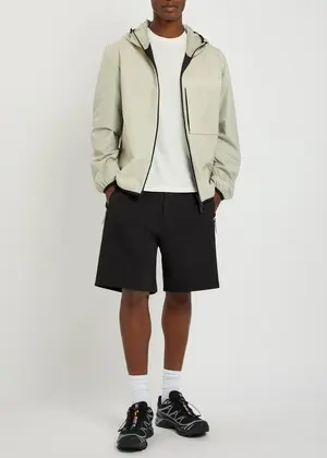 Moncler Logo-appliquéd Cotton-blend Shorts