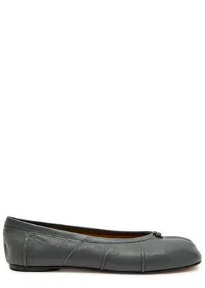MAISON MARGIELA Tabi Leather Ballet Flats - Grey