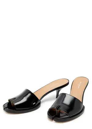 MAISON MARGIELA Tabi City Evening 55 Glossed Leather Mules