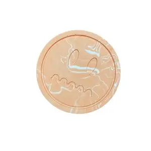 BY SHAX Confused Coaster Peach - Orange