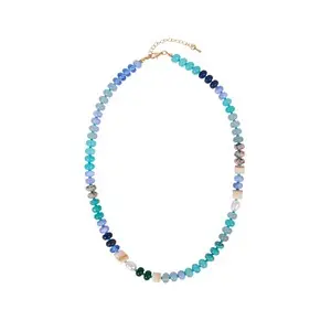 Saachi Multicolor Beaded Necklace - Blue