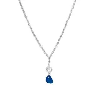 GLASSTYK Havspiral Necklace - Blue