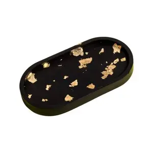 BY SHAX Panther Gold Flake Tray - Black