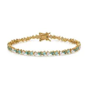 NATIVE GEM Vienna Mini Opal Bracelet- Turquoise - Green