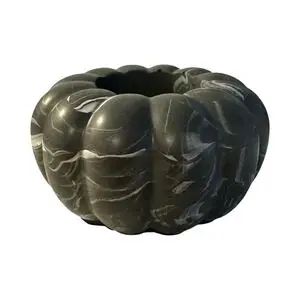 BY SHAX Pumpkin Tealight Holder - Black