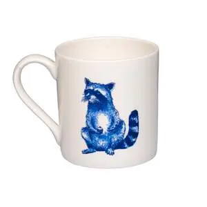 JIMBOBART Raccoon Willow Mug - White