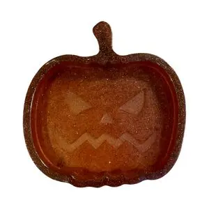 BY SHAX Spooky Pumpkin Tray Maroon