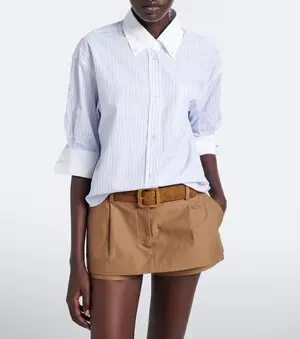 Acne Studios Striped Cotton Poplin Shirt