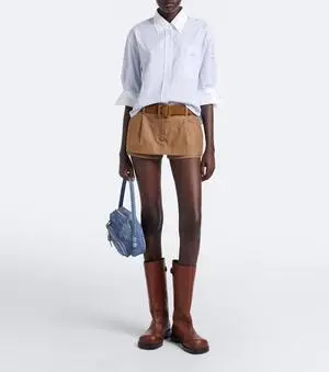 Acne Studios Striped Cotton Poplin Shirt