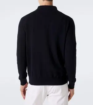 ALLUDE Cashmere Polo Sweater