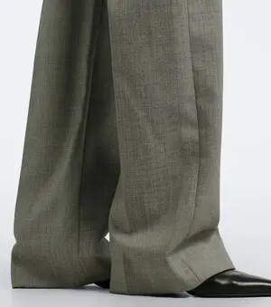 Alexander McQueen Wool Straight Pants