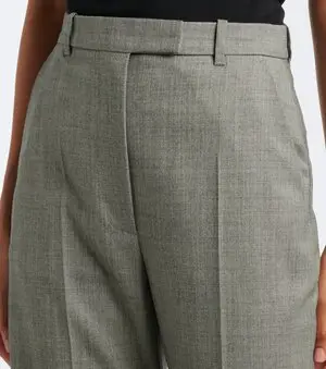 Alexander McQueen Wool Straight Pants
