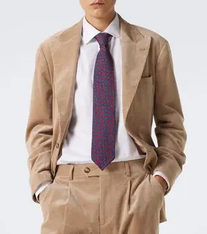 Rubinacci Paisley Silk Tie