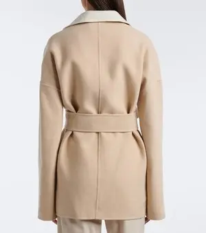 Eleventy Reversible Wool Wrap Coat