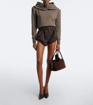 Magda Butrym Cotton-blend Jersey Hoodie