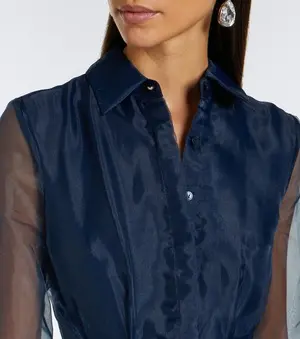 Simkhai Montgomery Shirt Dress - Blue