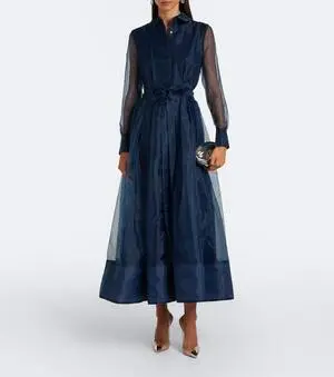 Simkhai Montgomery Shirt Dress - Blue