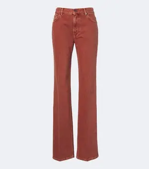 Chloé Straight Jeans - Brown