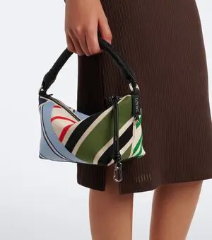 Loewe Cala Small Embroidered Top-handle Bag - Multicoloured