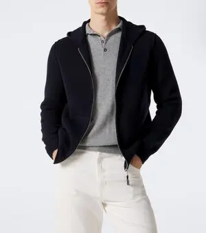 ALLUDE Hooded Wool And Cashmere Jacket
