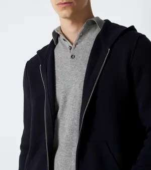 ALLUDE Hooded Wool And Cashmere Jacket