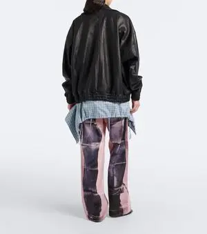 Acne Studios 1981 Trompe L'oil Wide-leg Jeans - Pink