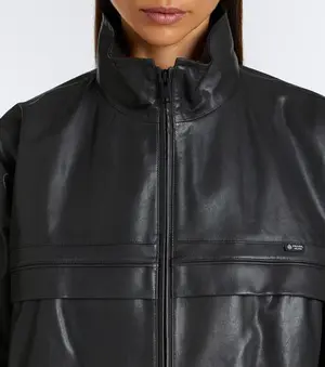 Prada Cropped Leather Jacket