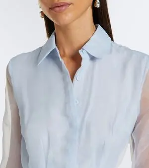 Simkhai Montgomery Shirt Dress - Blue